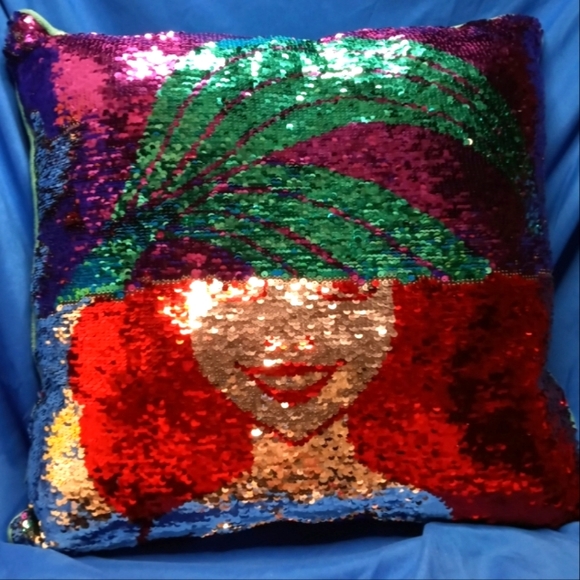 Disney | Accents | Disneys Little Mermaid Ariel Sequin Pillow | Poshmark